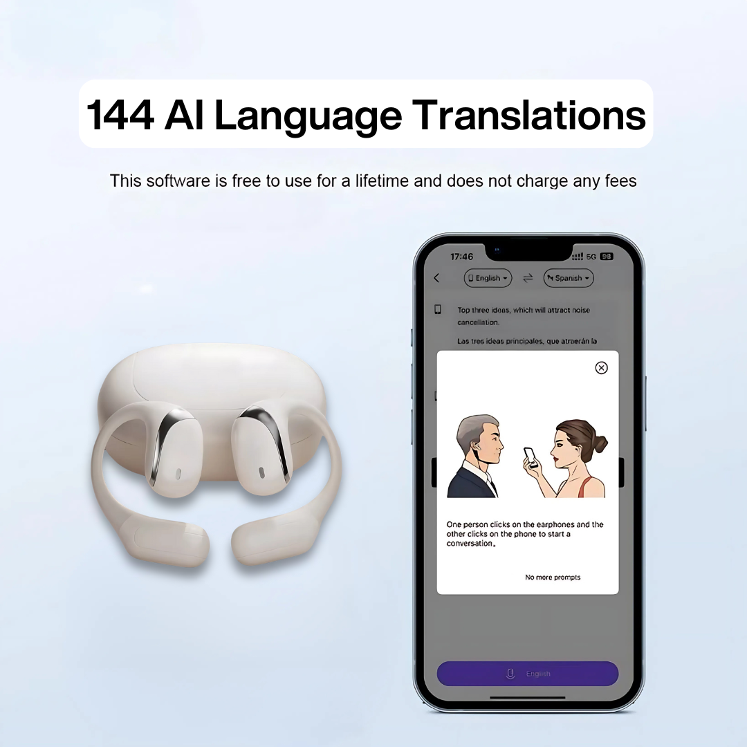 VerbaBuds™ AI Translator Earbuds – Aviorra